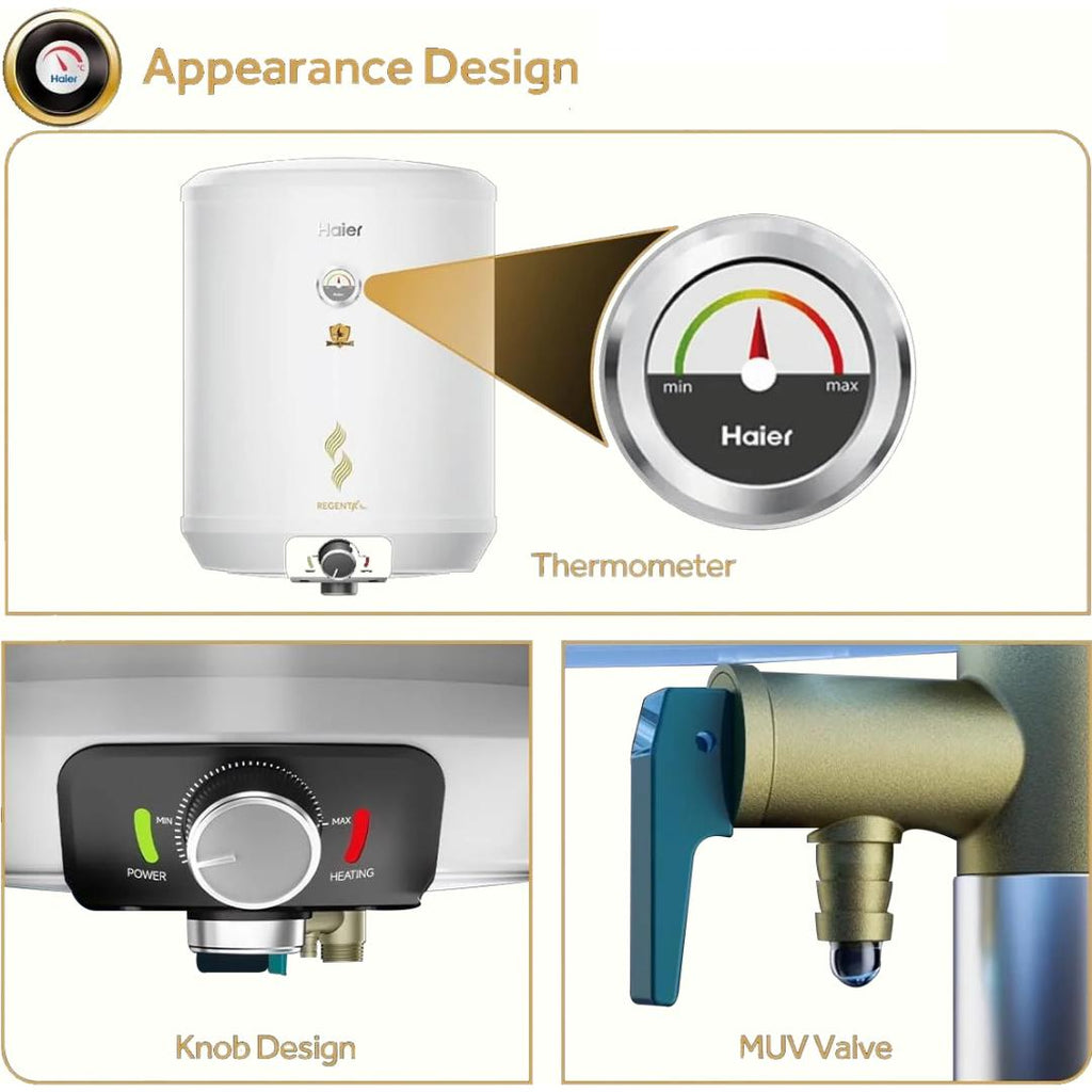 Haier 15.0 L ES15V-Estile 5 Star 2000 W Shock Proof Incoloy 800SS Heat ...