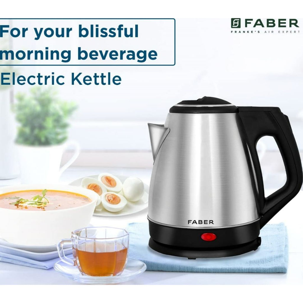 Faber 1.20 L FK 1.2L SS 2200W Stainless Steel Electric Kettle (Silver ...