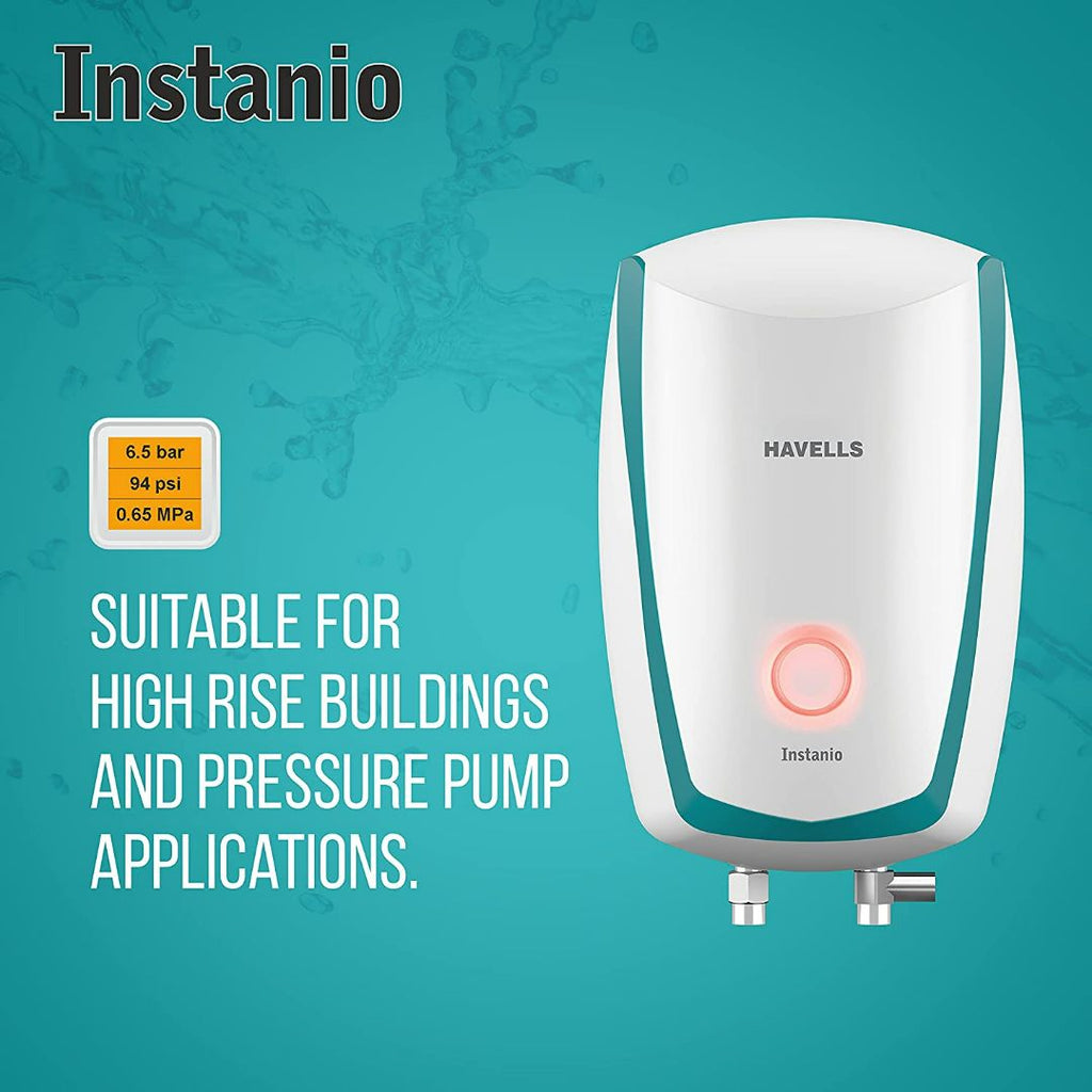 Havells 3.0 L GHWAIAPWB003 Instanio Instant Water Heater (White & Blue – Value Plus India